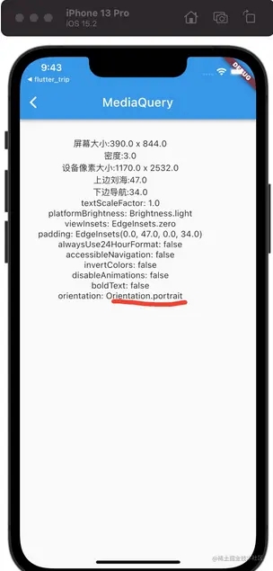 Flutter Widgets MediaQuery控件屏幕信息适配 - 路饭网