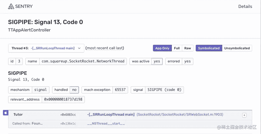 SIGPIPE(Signal 13, Code 0) 异常排查及处理 - 路饭网